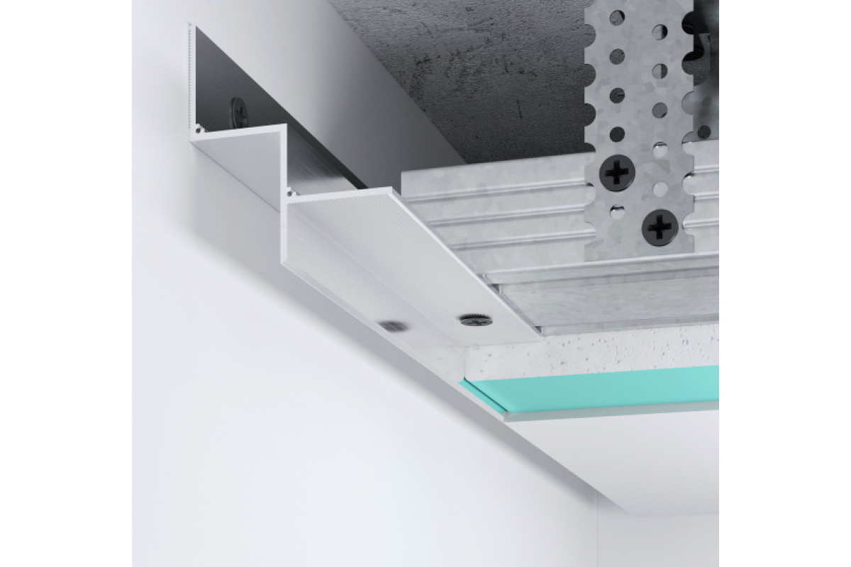 Shadow seam profile 20 mm without coating buy in Ukraine, order ...